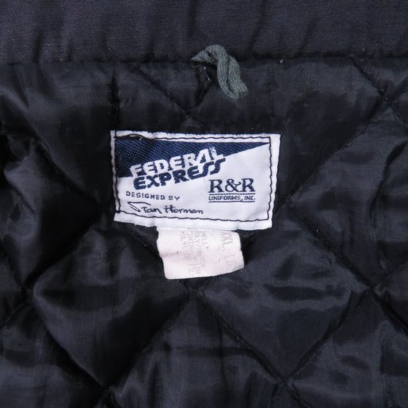 stan herman | Jackets & Coats | Vintage 8s 90s Federal Express Fed Ex ...